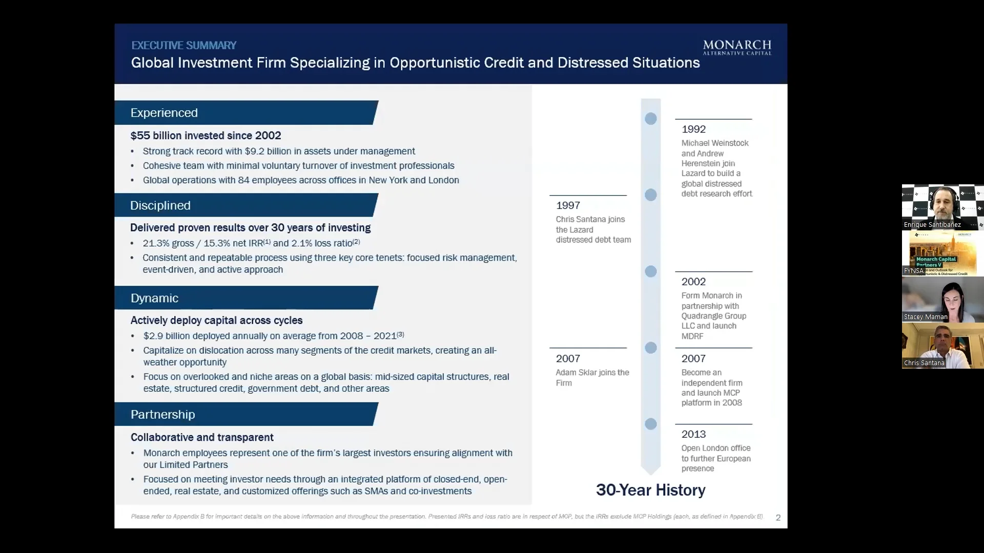 Monarch Capital Partners V: Update and Outlook for Opportunistic ...