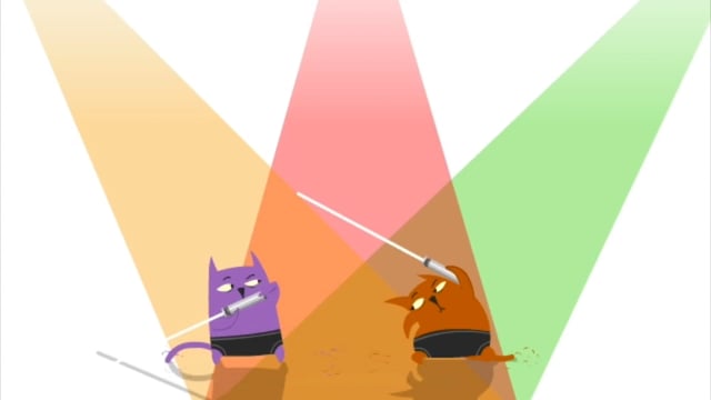 Cat Fight Stage Lights Sword - Free video on Pixabay
