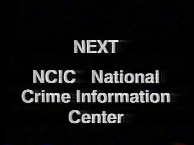 NCIC National Crime Information Center - 4:33 on Vimeo