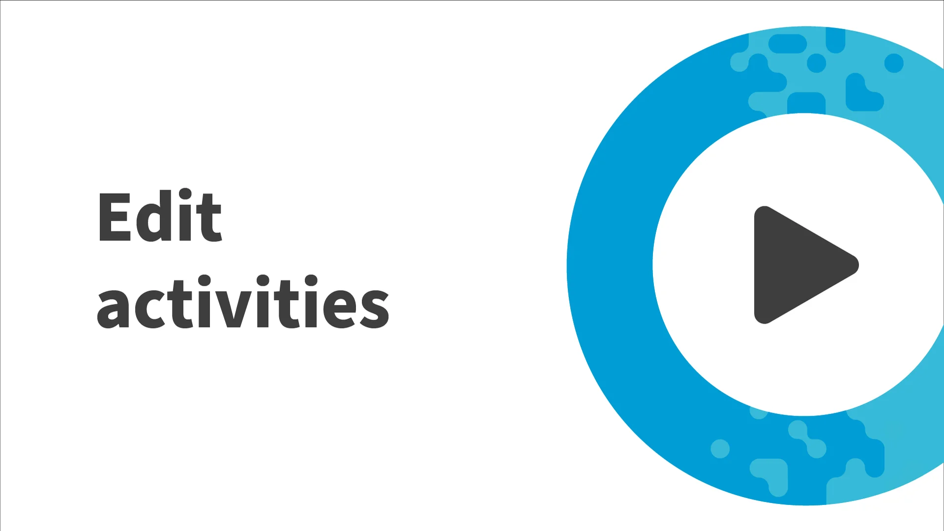 Edit activities on Vimeo