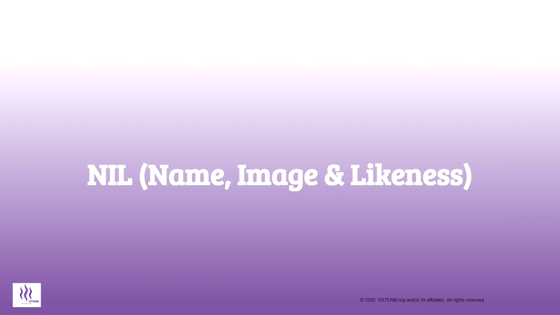 NIL (Name, Image and Likeness) on Vimeo