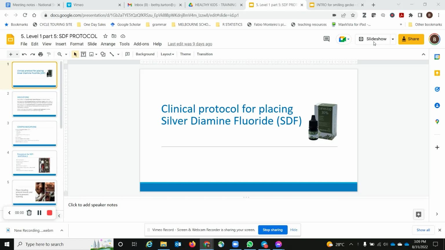SDF PROTOCOL 31 AUGUST 2022 on Vimeo
