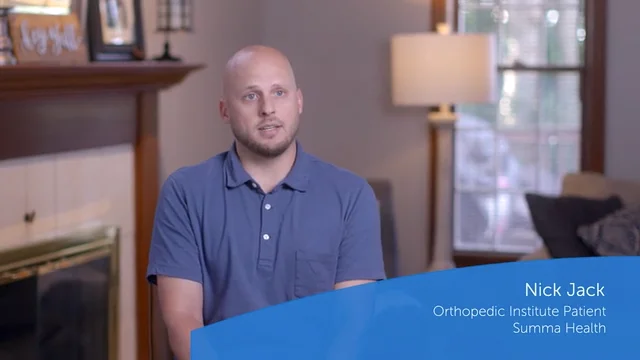 Orthopedic Surgery Patient - Nick Jack Patient Story on Vimeo