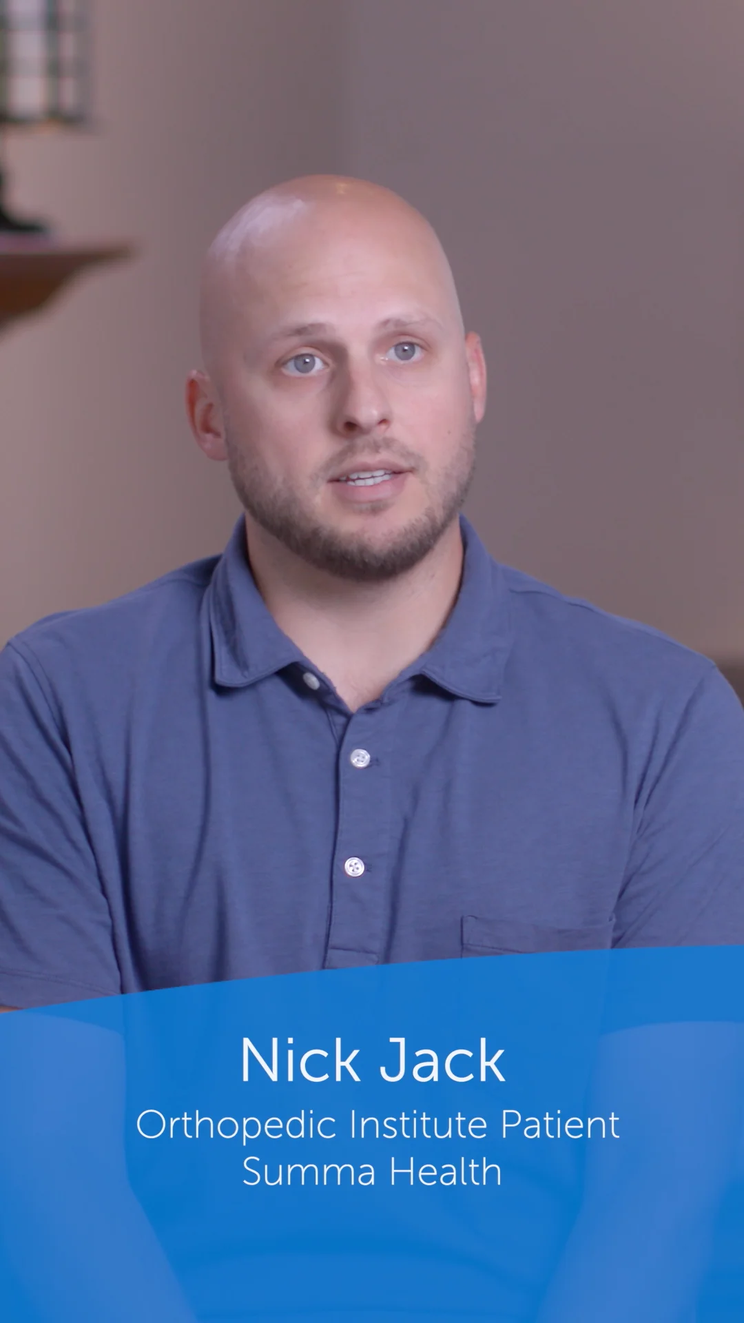 Nick Jack Orthopedic Surgery Care Story | Vertical on Vimeo