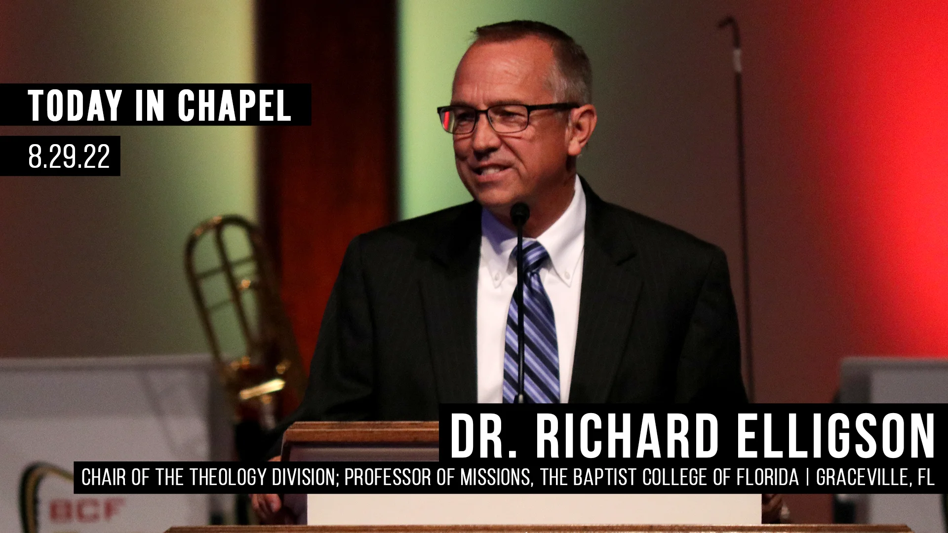 Chapel | Dr. Richard Elligson | August 29, 2022 on Vimeo