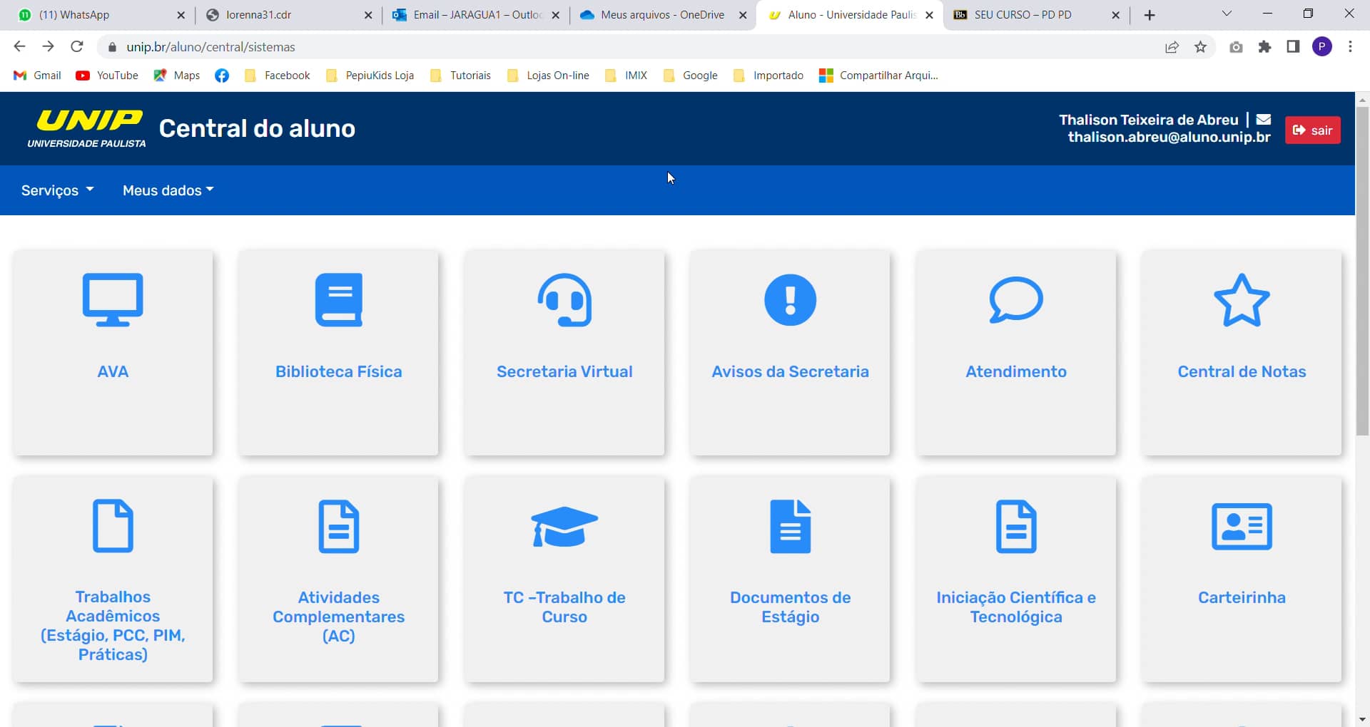 Aluno - Universidade Paulista - UNIP _ Ensino Presencial e a Distância ...