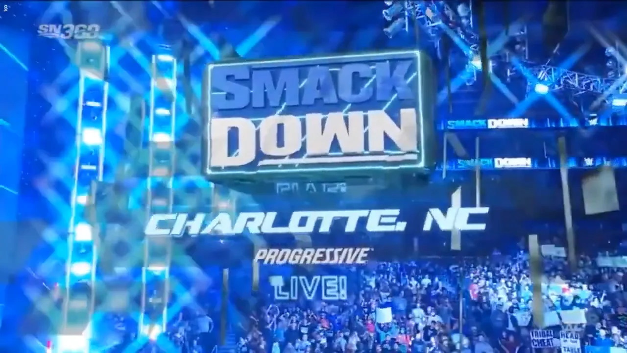 Brock Lesnar attacks Roman Reigns with a construction car SmackDown ...