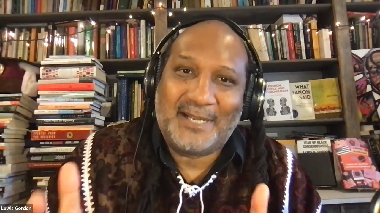 Professor Lewis Gordon “Fear of Black Consciousness” on Vimeo
