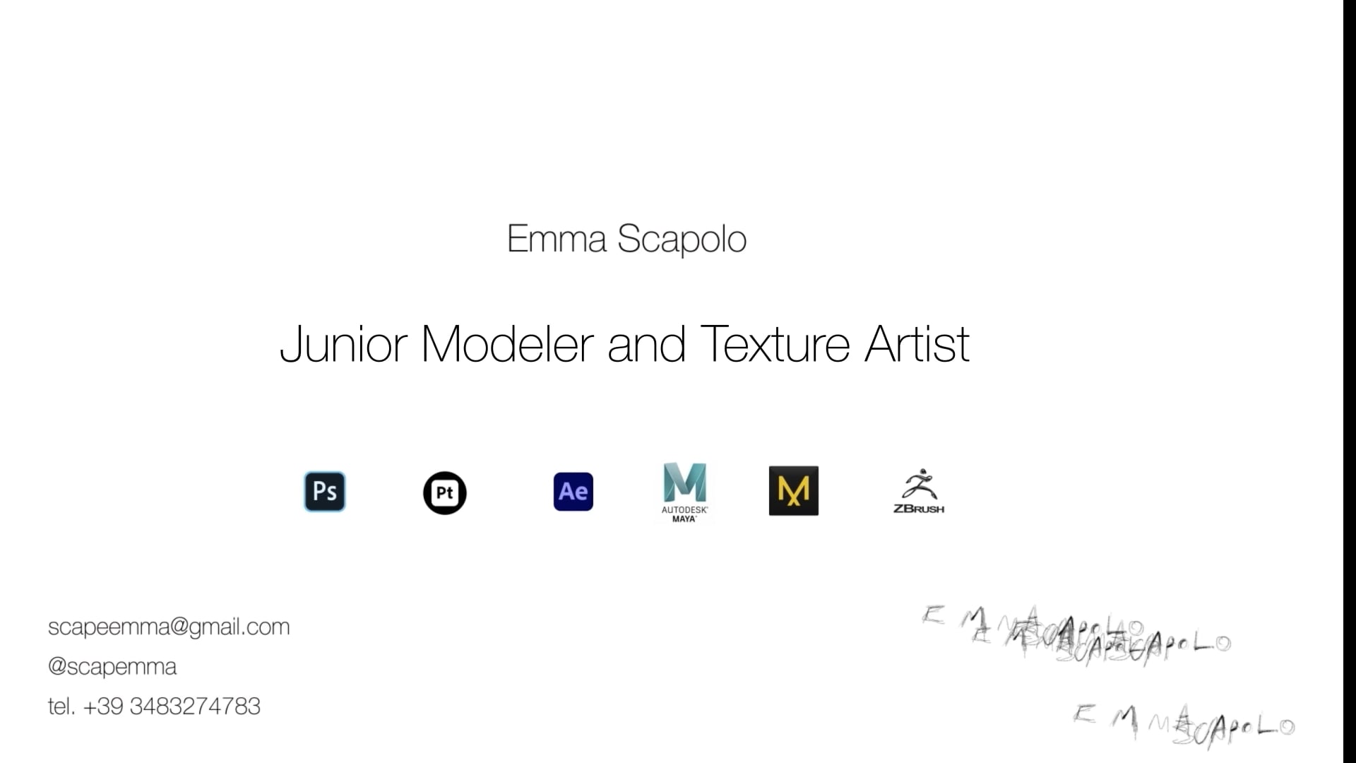 Modeling and Texture - Demo Reel on Vimeo