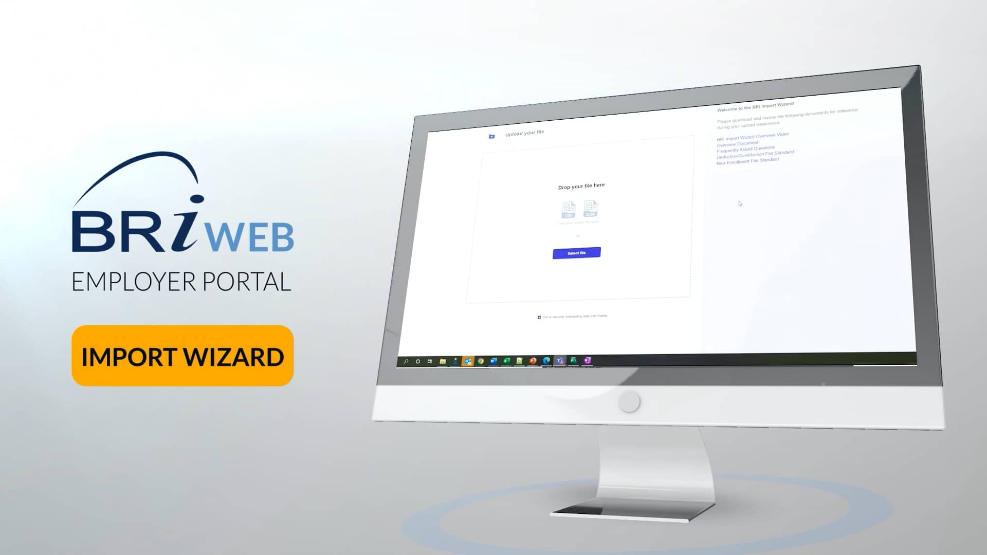 BRIWEB Employer Portal - BRI Import Wizard Overview on Vimeo