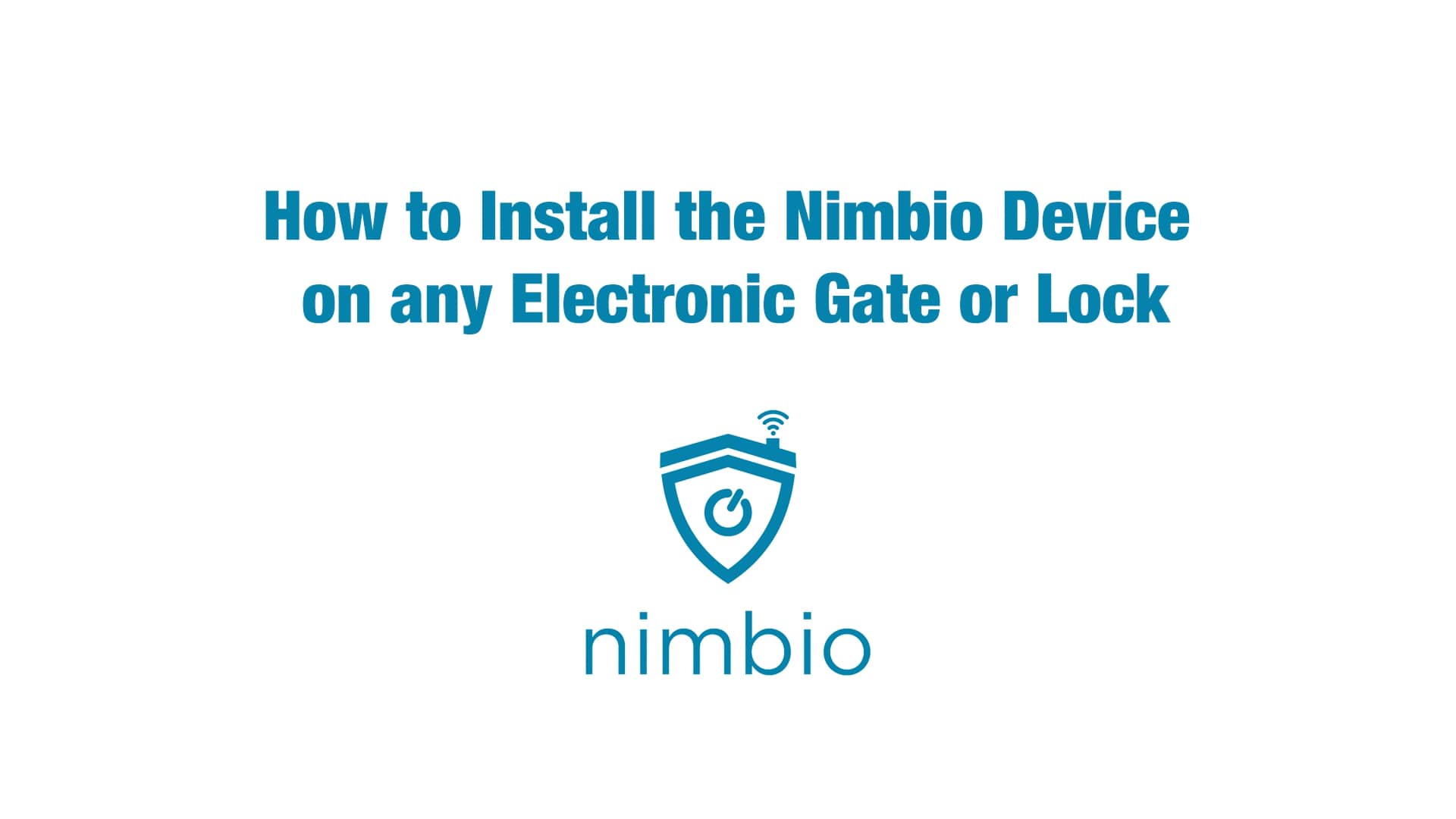 Nimbio-Keyless-Entry-System-Install.mp4 on Vimeo