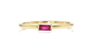 .10 Carat Ruby Ring in 14kt Yellow Gold