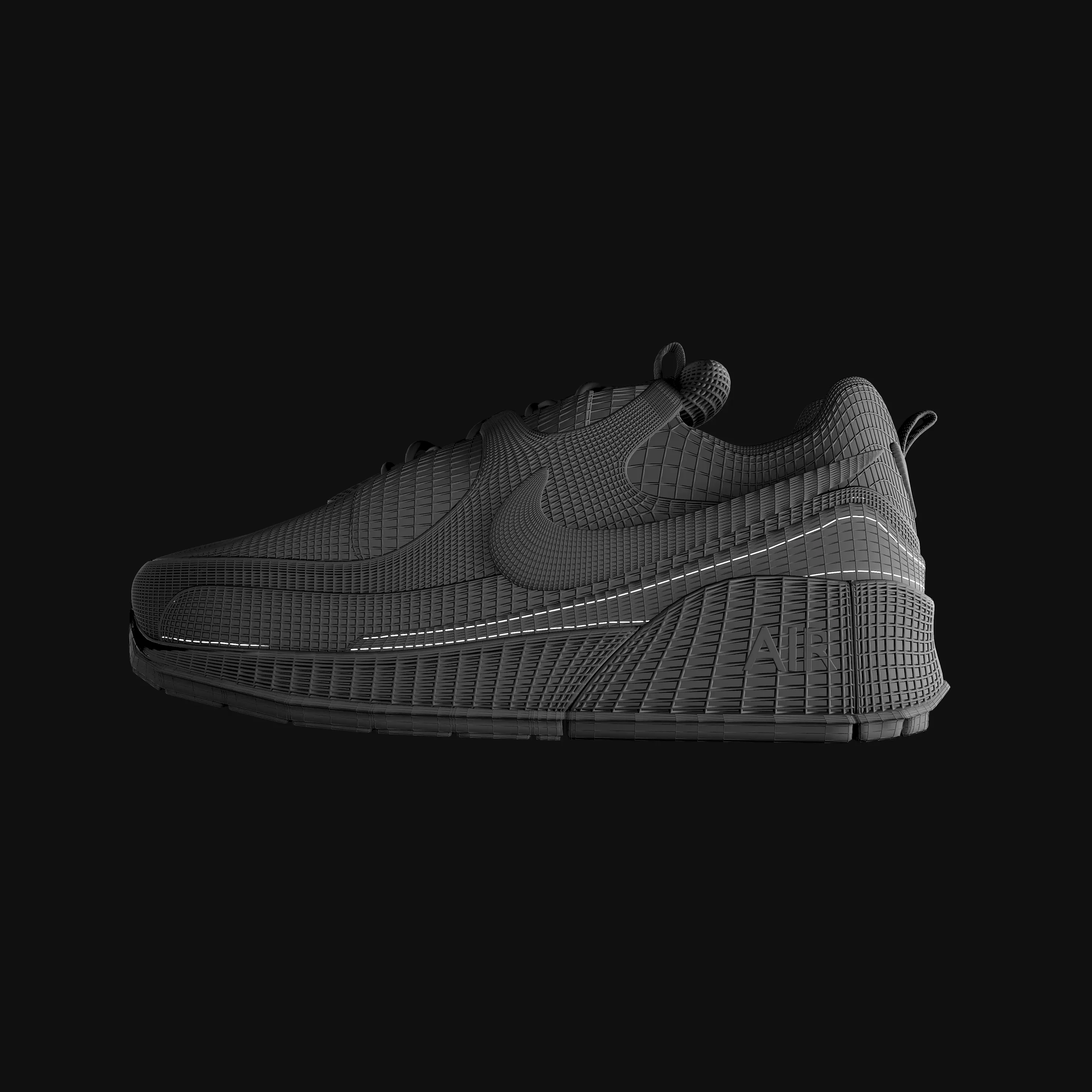 Nike shoe Wireframe animation.mp4 on Vimeo