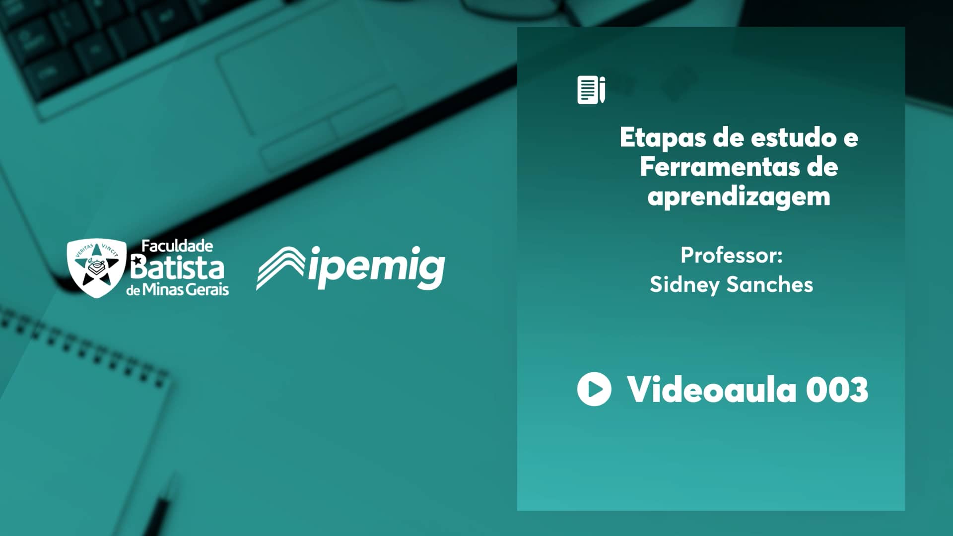 Etapas de estudo e Ferramentas de aprendizagem on Vimeo