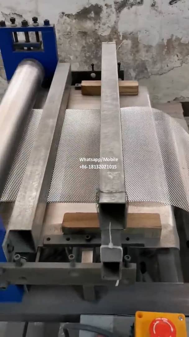 Expanded Metal Mesh Cutting Machine | Expanded Metal Machine on Vimeo