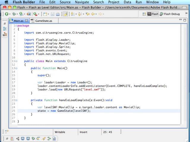Citrus Engine 2 - Using Flash as a Level Editor on Vimeo