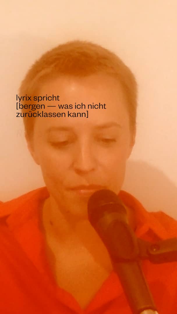 Rike Scheffler liest [bergen — was ich nicht zurücklassen kann] on Vimeo