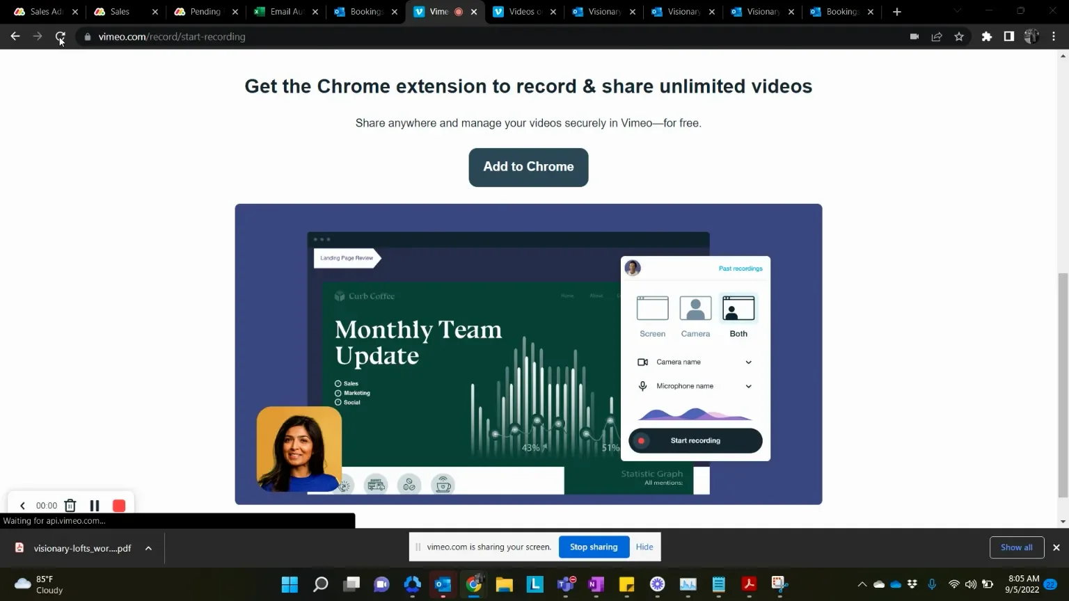 Revisions Needed on Vimeo