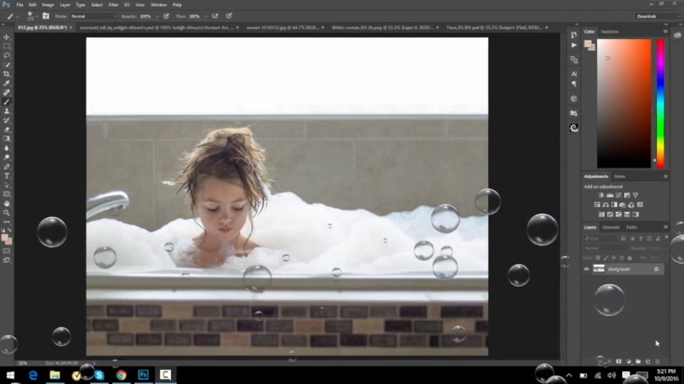 Bathtime Mermaid on Vimeo