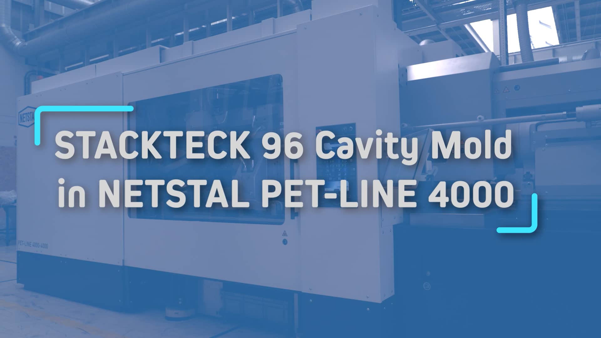 StackTeck 96 Cavity Mold with Netstal PET-Line 4000 on Vimeo