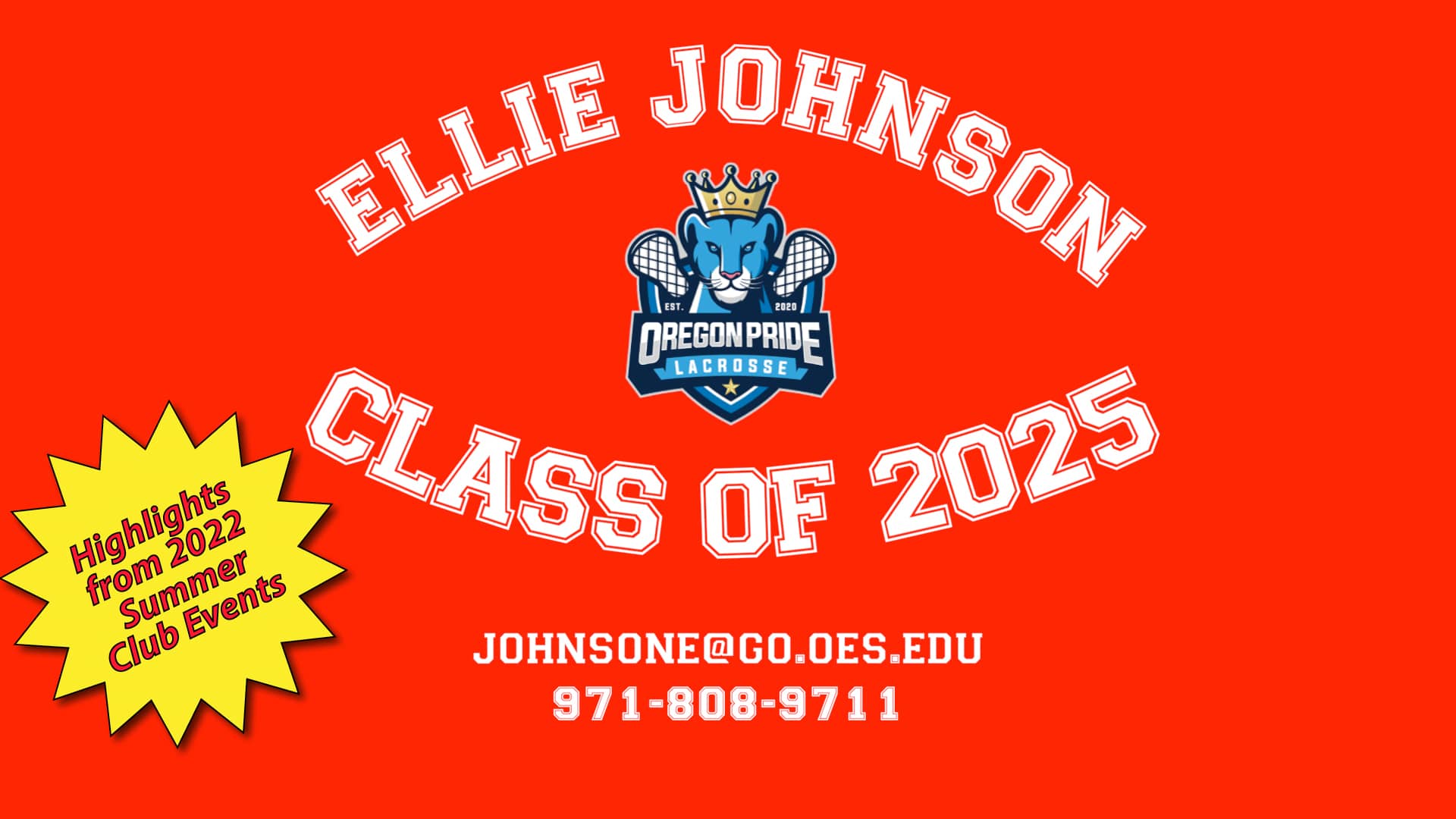 Ellie Johnson 2022 Summer Highlights on Vimeo