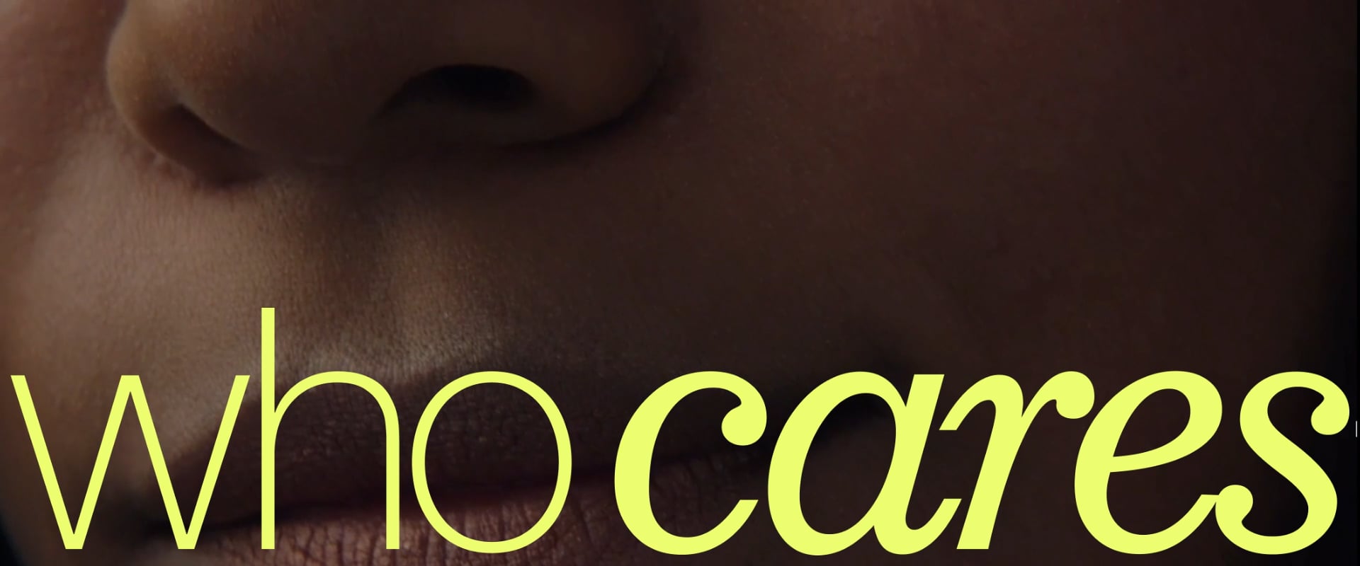 Who Cares Logo on Vimeo