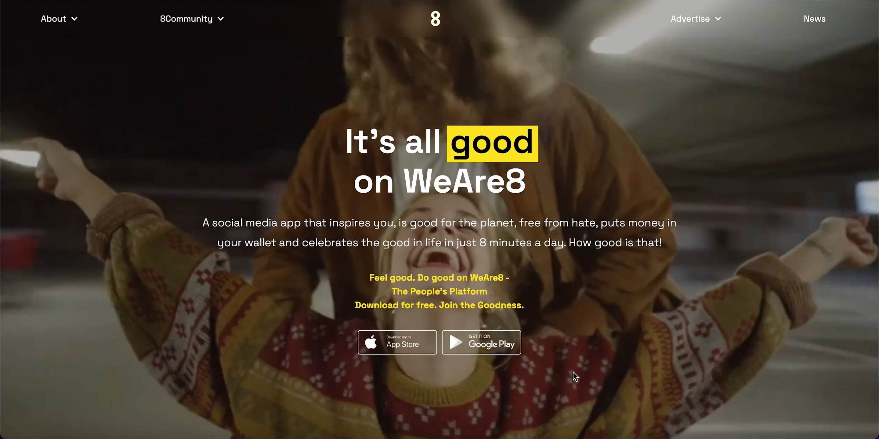 WeAre8 Website Walkthrough