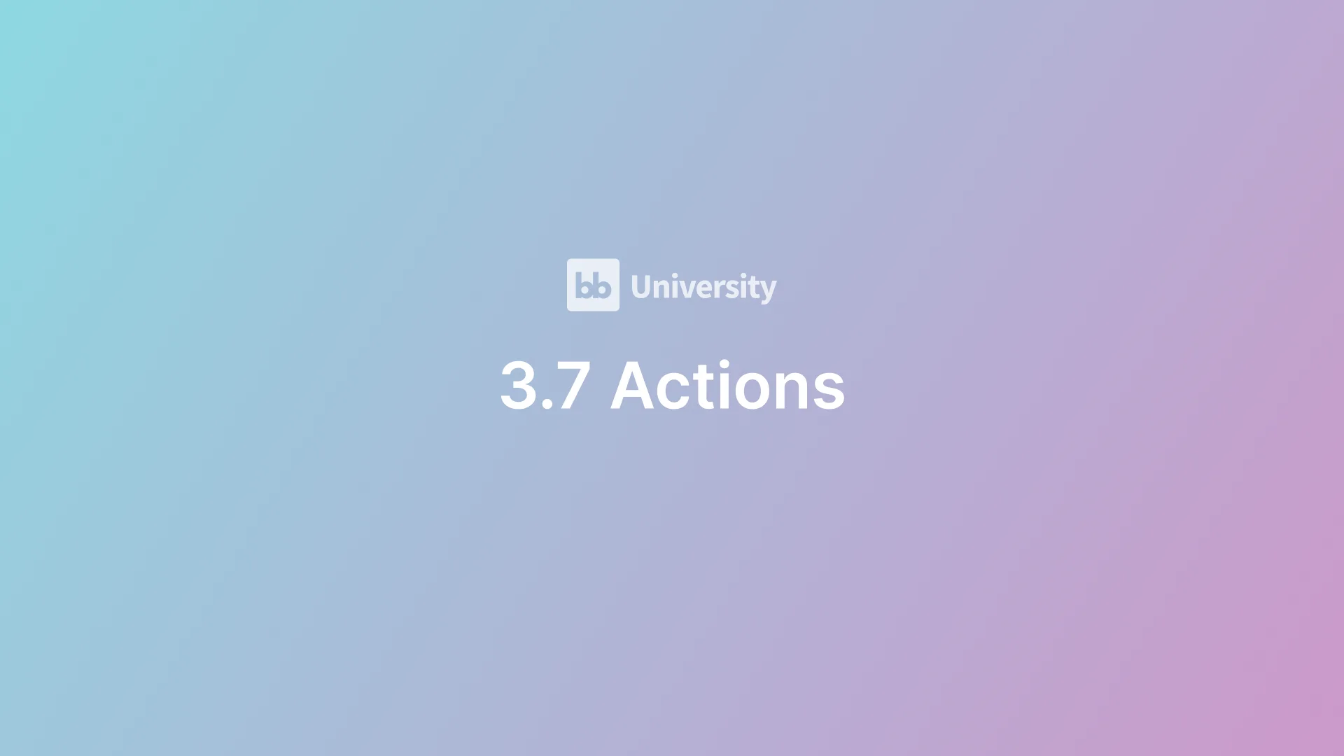 3.7 Adding actions on Vimeo