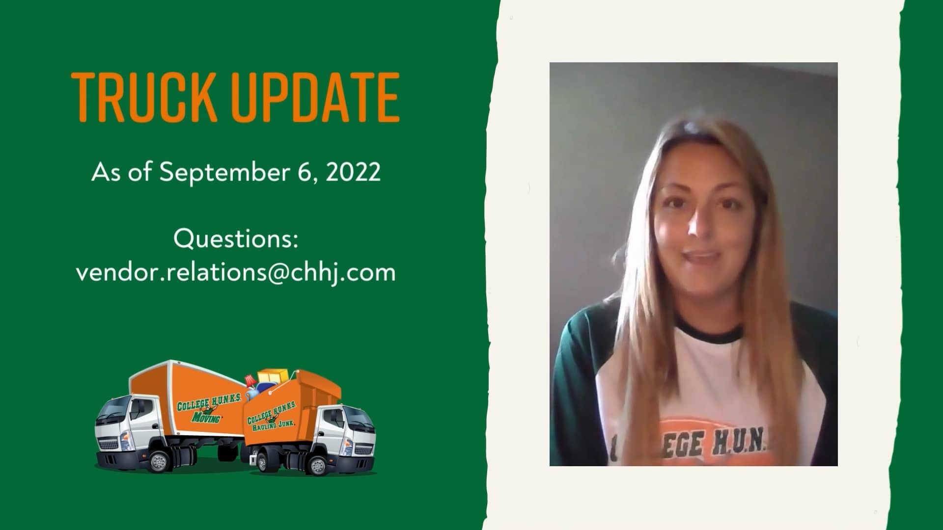 CHHJ Truck Updates, as of Sep. 2022 on Vimeo