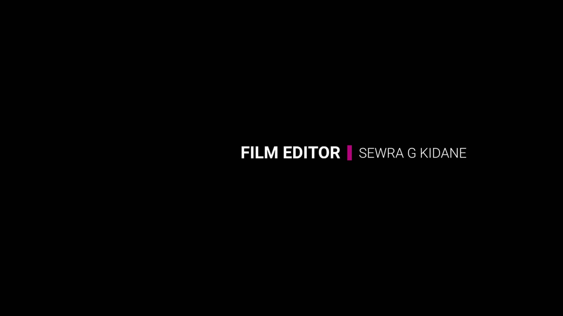Sewra G Kidane / Film Editor / Fashion & Beauty / ShowReel on Vimeo