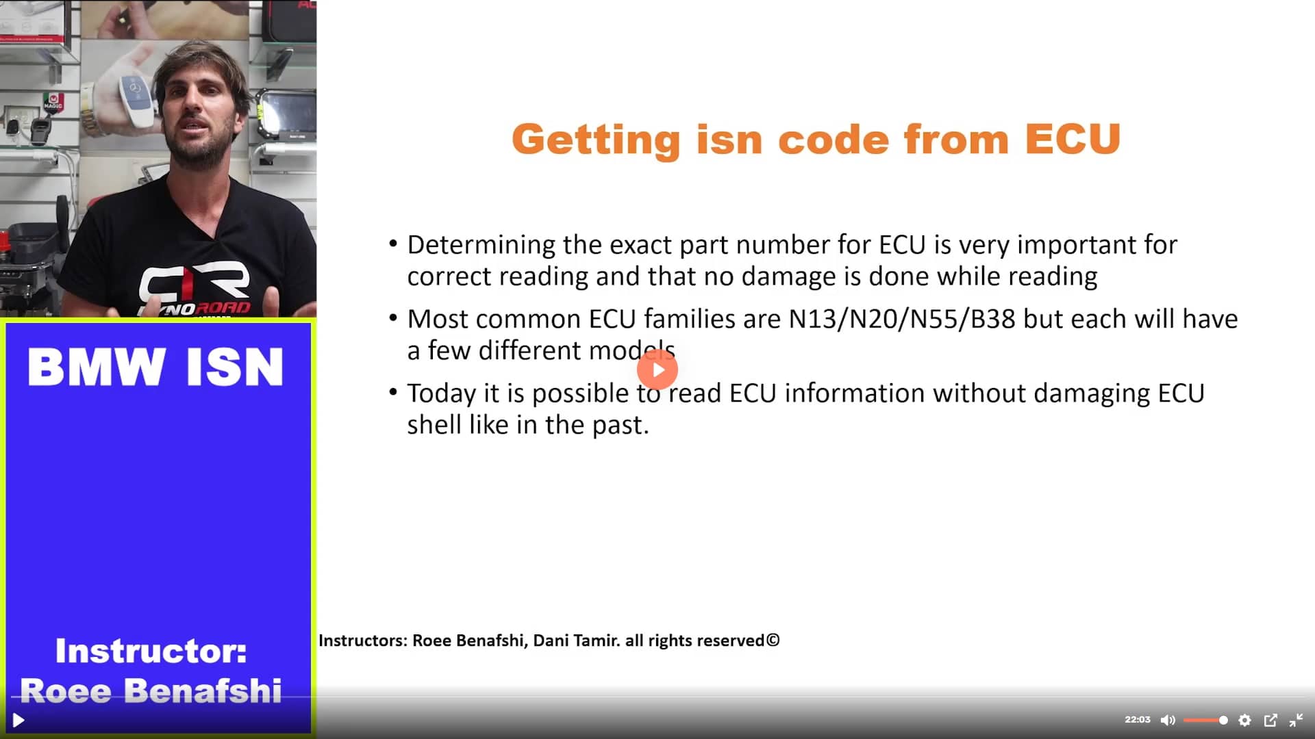 5.0 BMW ISN Codes on Vimeo