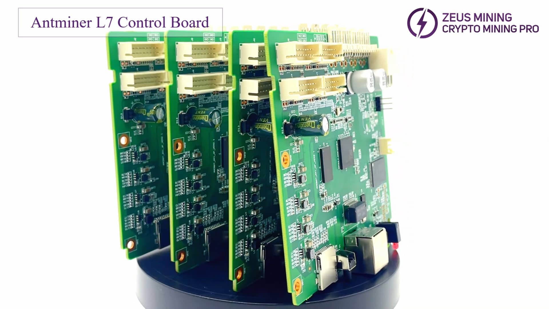 Antminer L7 control board on Vimeo