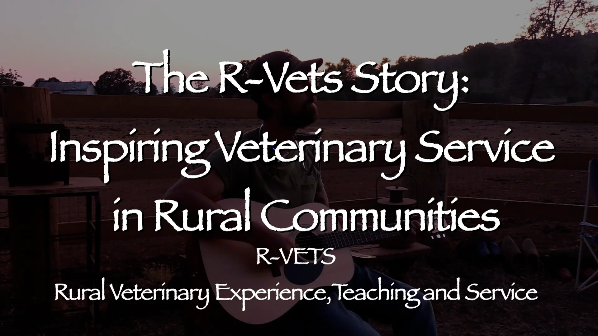 The R-Vets Story: Inspiring Veterinary Service in Rural Communities