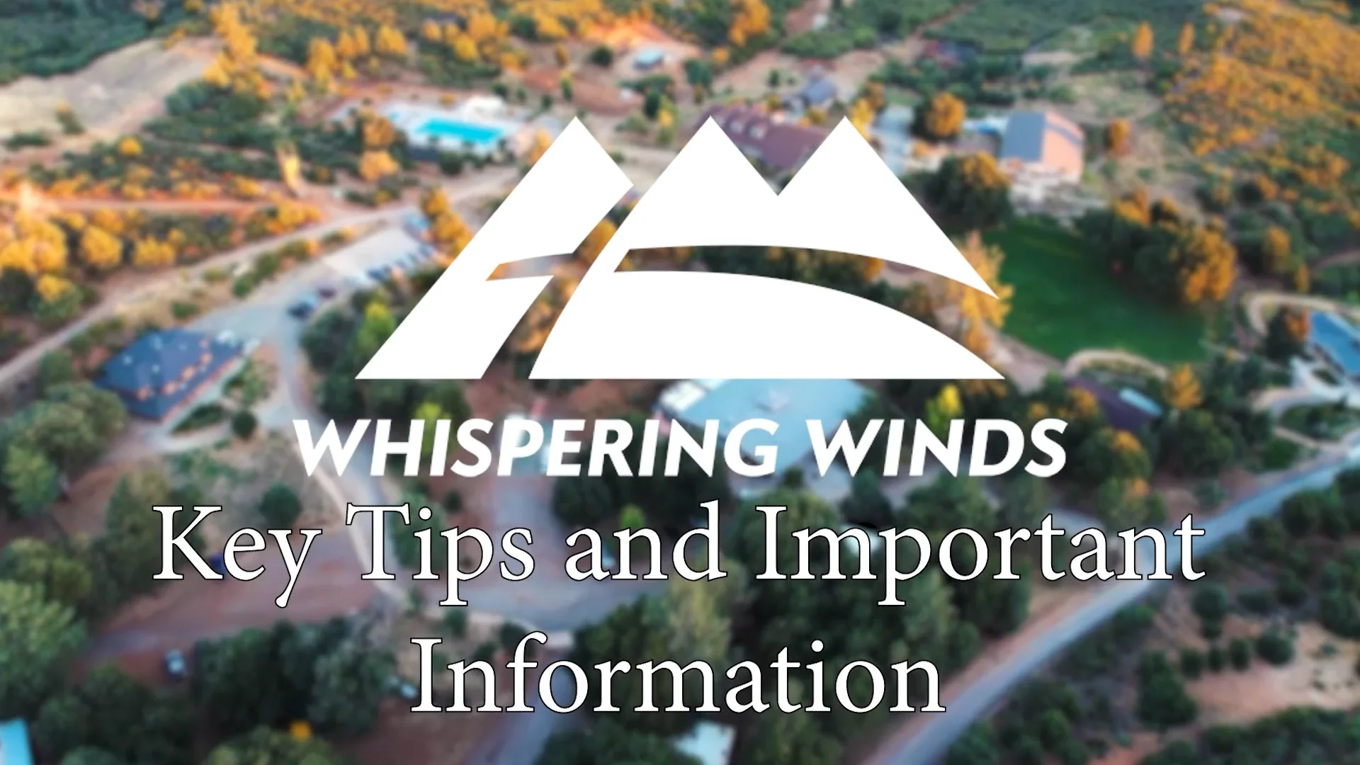 Welcome to Whispering Winds + Camp Info 9/2022 on Vimeo