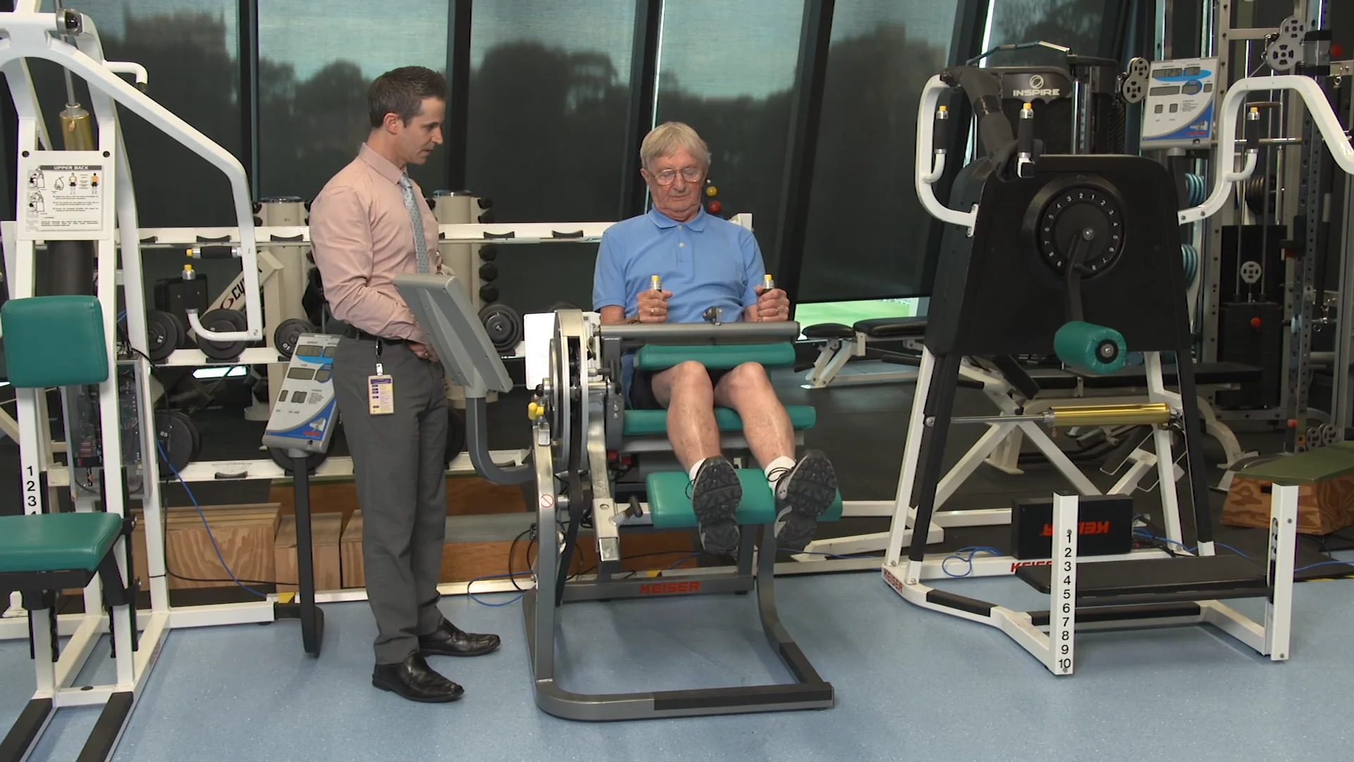 Resistance training for frailty: Seated knee flexion - strength ...