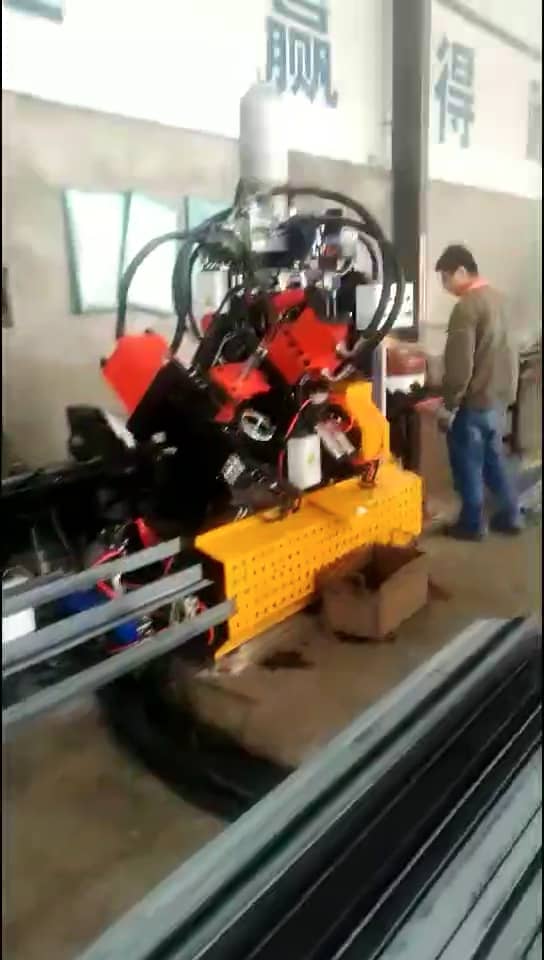 Angle Steel L Beam Profile CNC Punching Marking Typing Shearing Machine ...