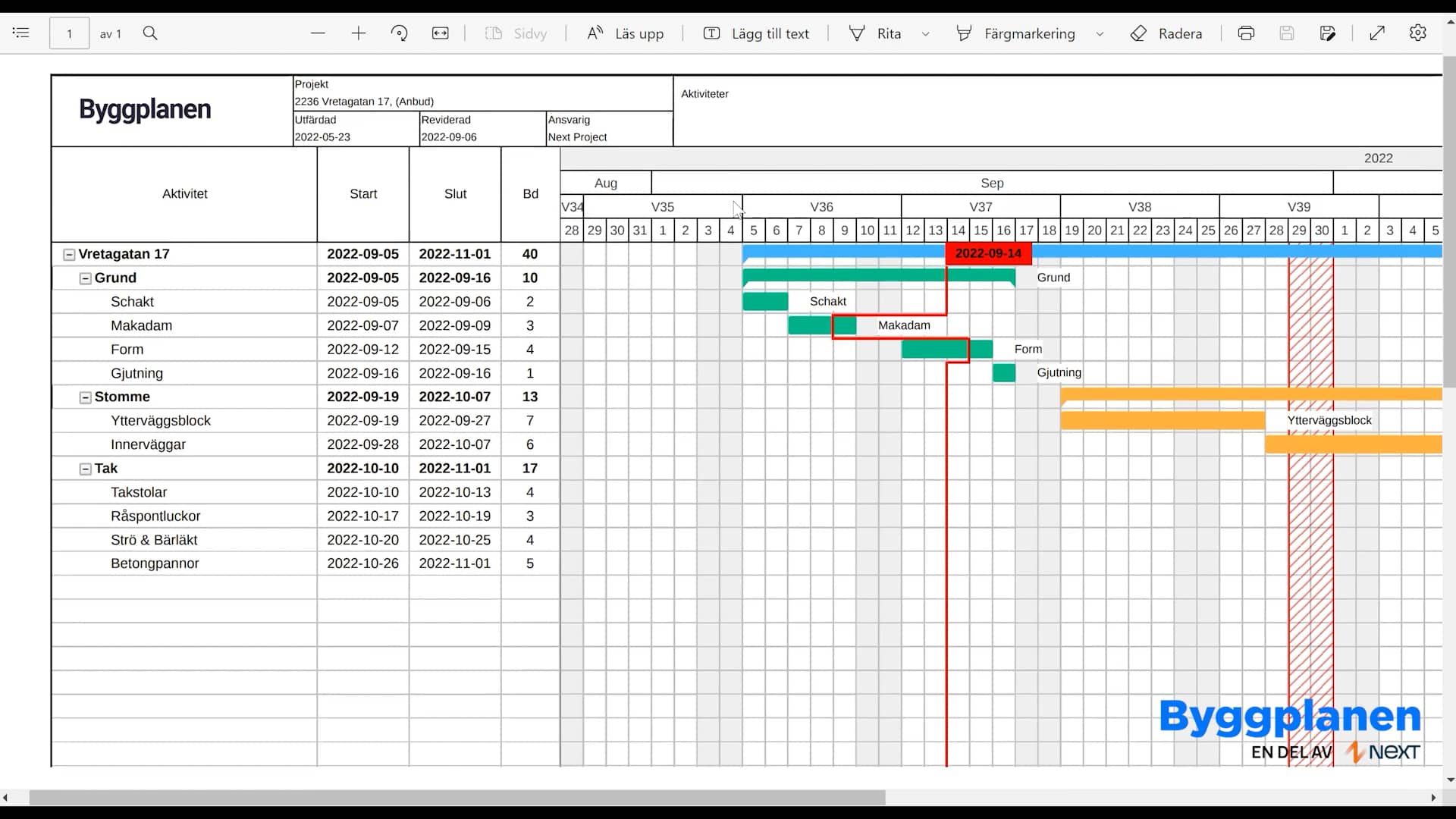 Next Project Webinar - Integration till Byggplanen on Vimeo