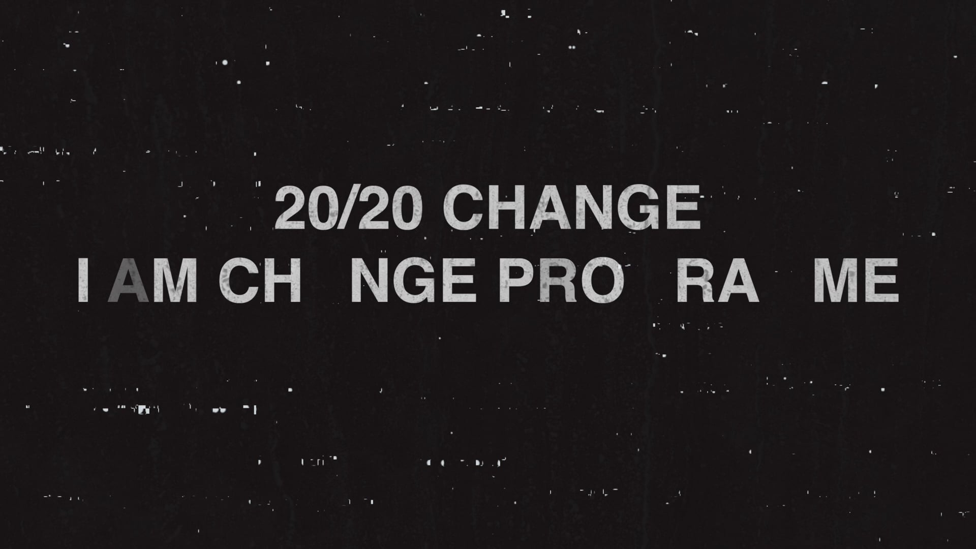What Do You Want From The I Am Change Programme? on Vimeo