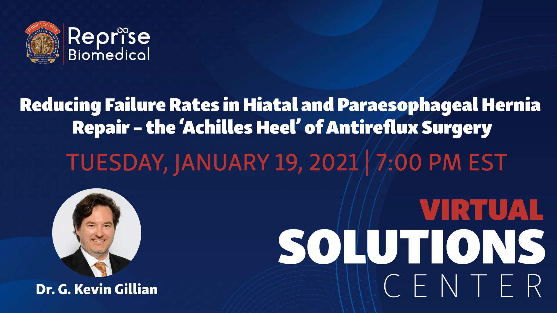 Reprise Biomedical Virtual Solutions Center (FCACS) Webinar on Vimeo