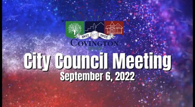 Council Meeting 9/6/22 on Vimeo