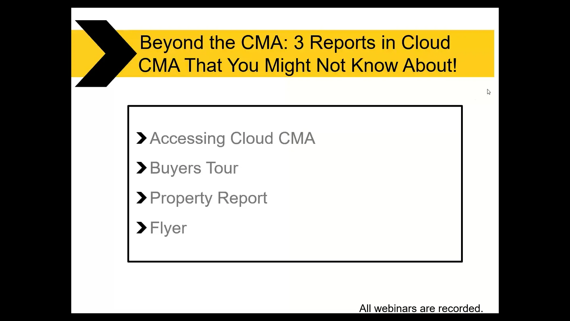 Beyond the CMA: 3 Reports in CloudCMA That You Might Not Know About! on Vimeo