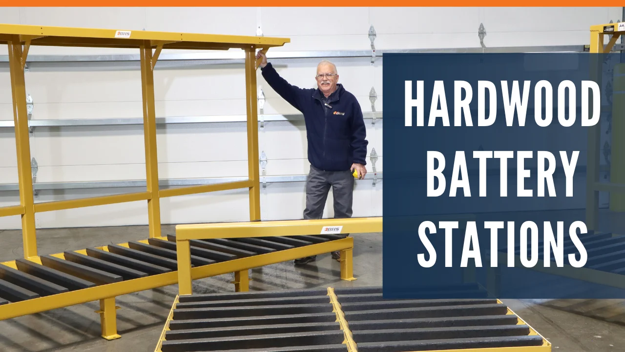 Forklift Battery Stands for Overhead Extraction Applications| Material ...
