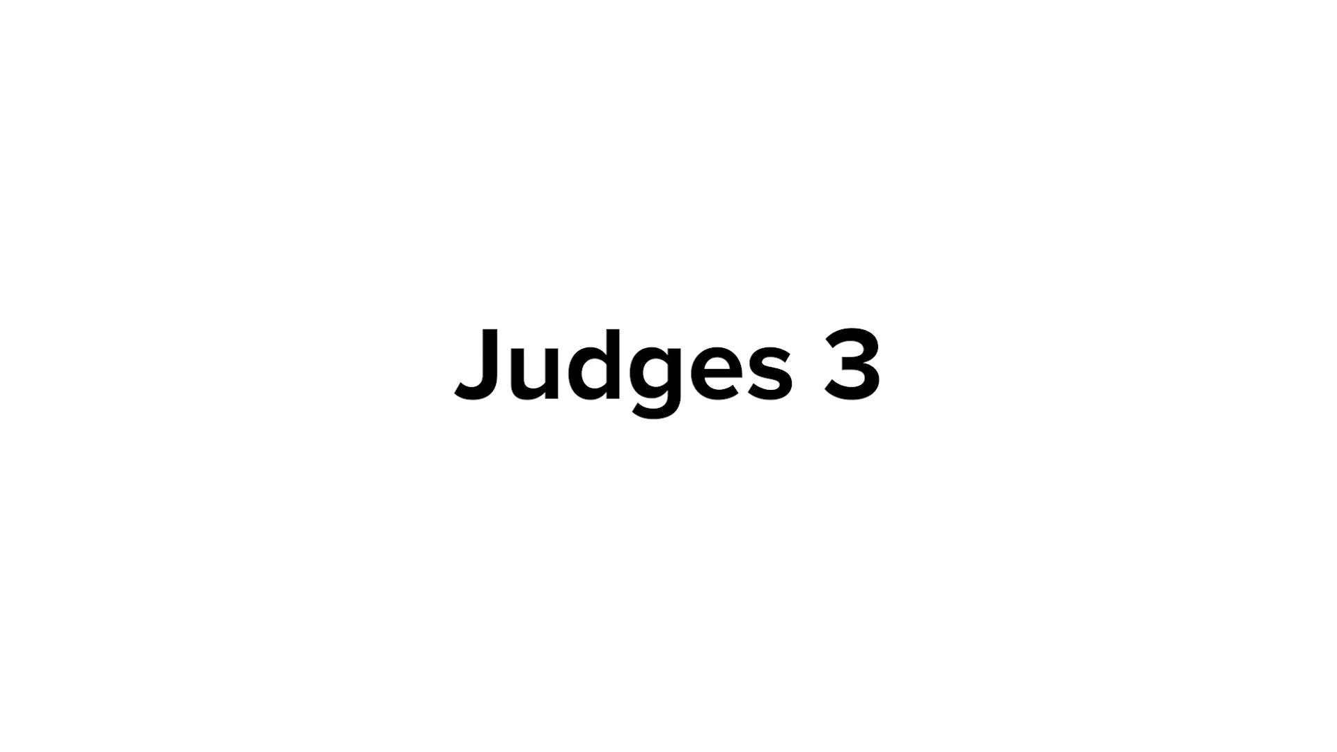 Judges 3.mp4 on Vimeo