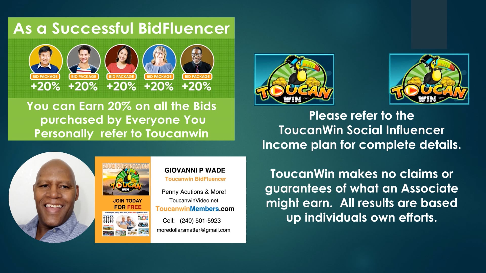 TOUCANWIN 20 PERCENT ON PERSONALS VIDEO.mp4 on Vimeo