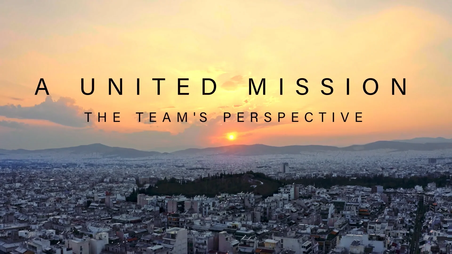 A UNITED MISSION - The Team's Perspective on Vimeo