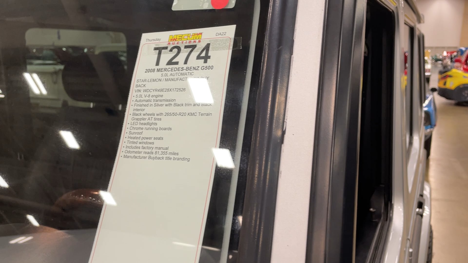 2008 Mercedes-Benz G500 | T274 | Dallas 2022