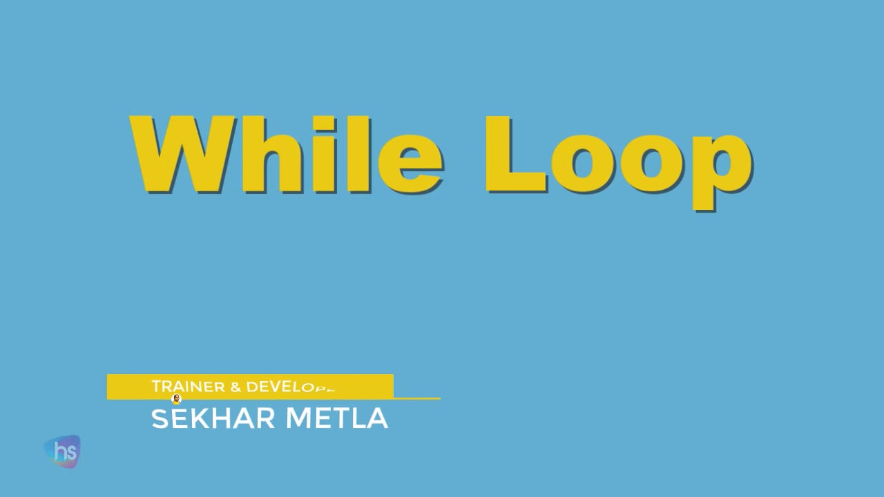 319 While loop on Vimeo