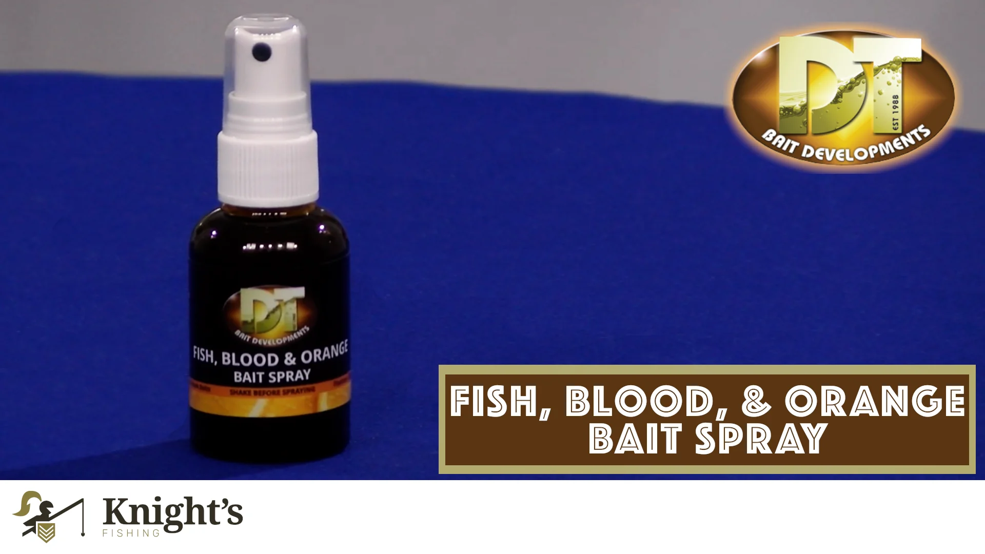 DT Baits Fish, Blood, and Orange Bait Spray on Vimeo