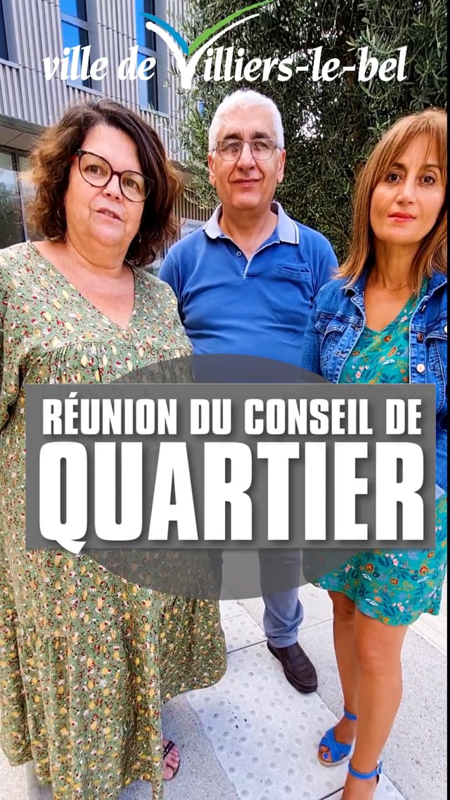 Les Conseils de quartiers reviennent | Ville de Villiers-le-Bel