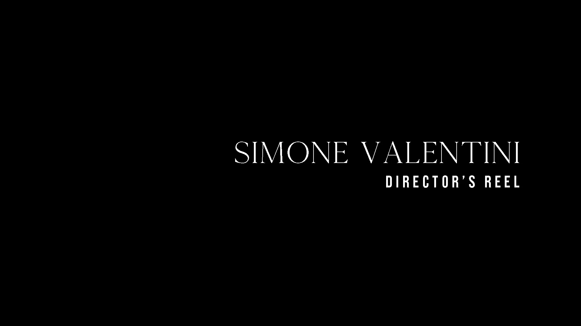 Simone Valentini - Director's reel 2023 on Vimeo